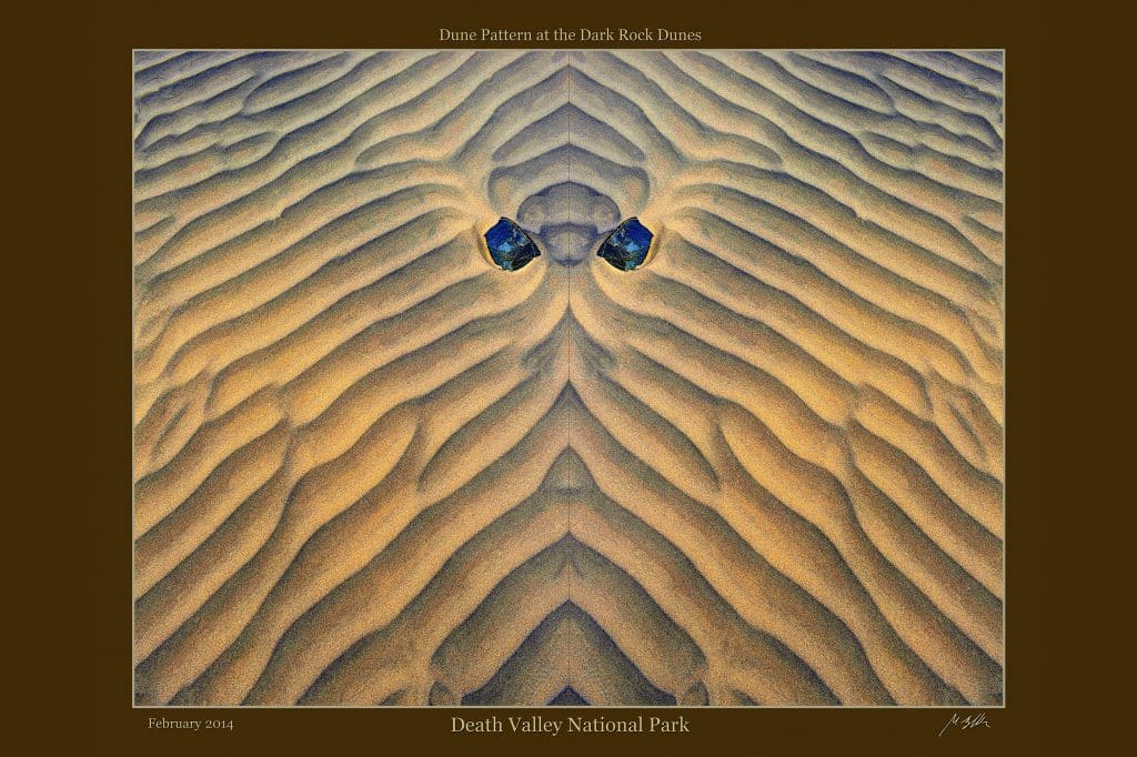 Dune Pattern at the Dark Rock Dunes - Death Valley Landscapes, LLC